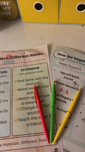 Letter ID & Sounds Differentiation|Intervention & Extension Anchor ...