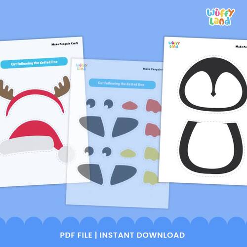 Make a Penguin Craft - Winter Craft Cut and Paste Activity Bulletin ...