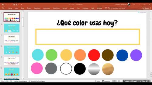 All About Me in Spanish | Review Personal Info, Colors & More | TPT