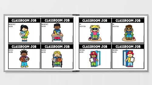 Classroom Jobs Visual Cards | Classroom Management Tool | TPT