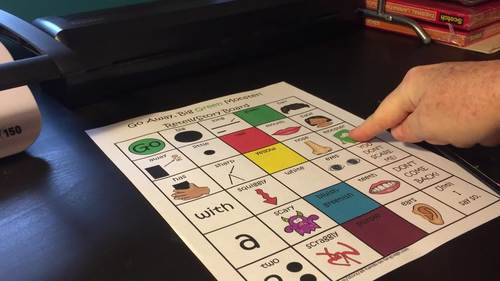 Go Away, Big Green Monster! Communication Story Board, Autism, Speech ...