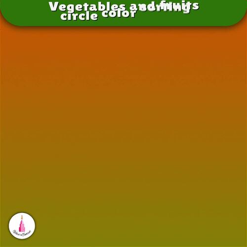 Vegetables and Fruits Color Sorting Montessori Activity | TPT