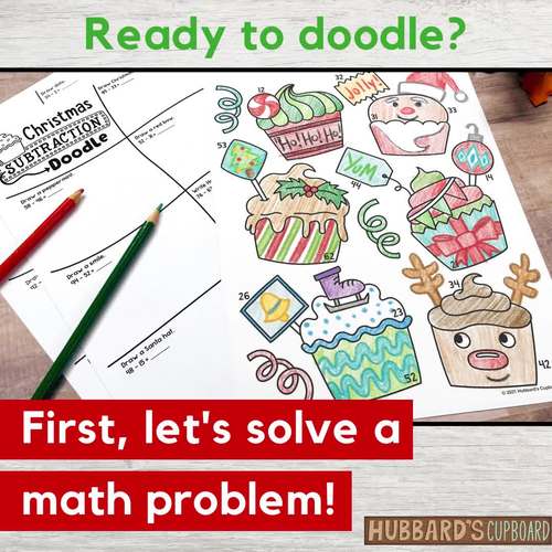 Christmas Math - Up to 3-Digit Subtraction With & W/out Regrouping ...