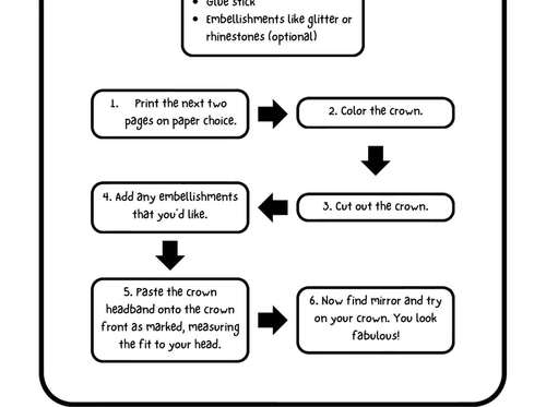 Halloween Crown Craft, EASY, FUN, ENGAGING Coloring Bat Paper Hat, Headband