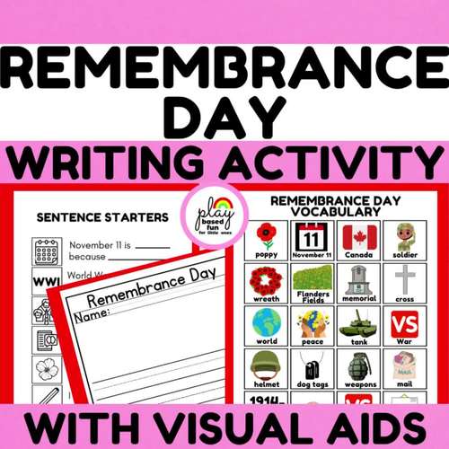REMEMBRANCE DAY WRITING, REMEMBRANCE DAY CANADA, REMEMBRANCE DAY ACTIVITIES
