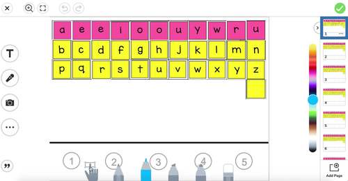 Seesaw Movable Letter Board by Tayla Ellis | Teachers Pay Teachers