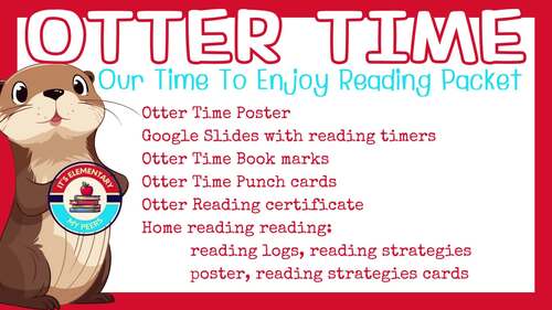 OTTER TIME: OUR TIME TO ENJOY READING: PACKET (reduced price) Reading ...