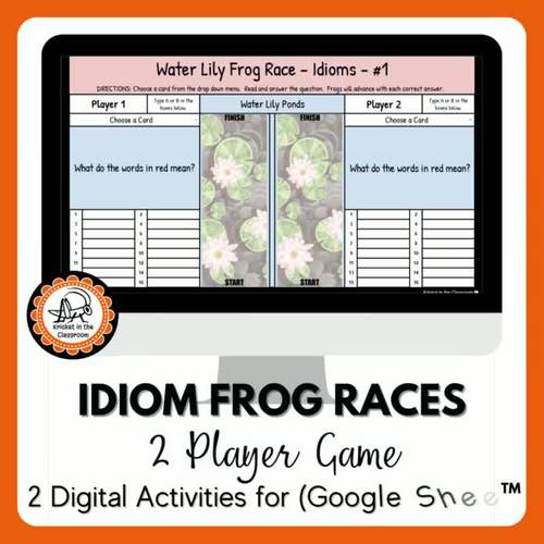 Idiom Digital Activity for Google Sheets™ Grades 2-4 | TPT