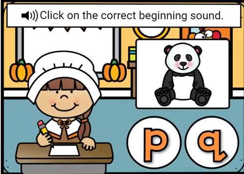 Thanksgiving Pilgrim Kindergarten Boom Card Bundle With Audio | TPT