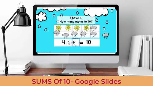 Addition Facts Sums of 10 by Eastern Shore Math Teacher | TPT