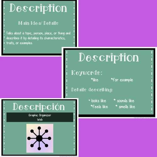 Informational Text Structure Power Point Presentation | TPT