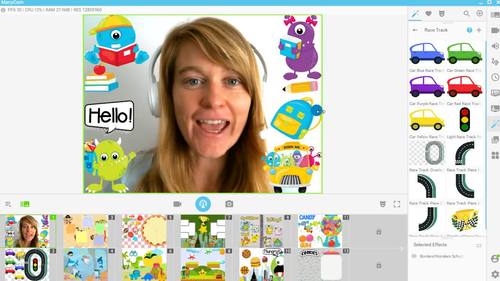 Manycam Rewards! Build a Race track: Teaching English Online with ...