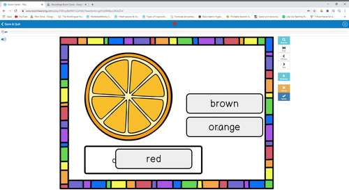 Color Objects Boom Cards for Distance Learning by Hands-on Multilingual Fun