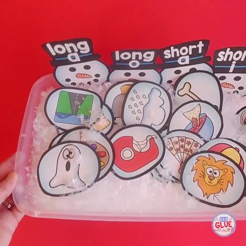 Winter Blends Activity 2 Letter Blends Sort, Snowman Phonics: Beginning ...