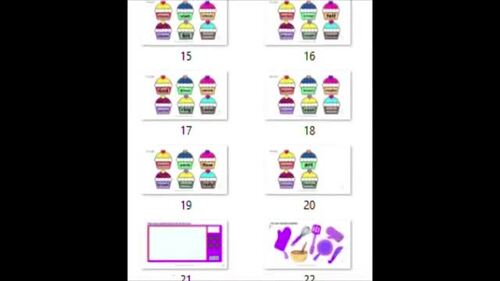 Sight Word Cupcakes - Fry's Eighth 100 Words by Penny Saving Mum