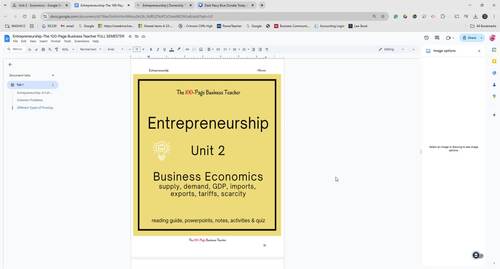Entrepreneurship | Economics in Business | Complete Lesson | *New 2025
