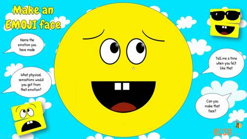 Make an emoji face printable and PowerPoint by ELSA Support | TPT