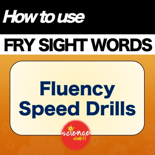 Fry Sight Words - How to use... FLUENCY SPEED DRILL printable sheets NO ...