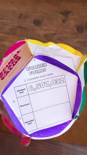 5th Grade Math Review Crafts, Activities, Dodecahedron Math Projects ...