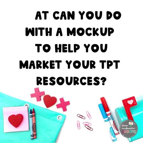 February Valentine's Day Mockups | TPT