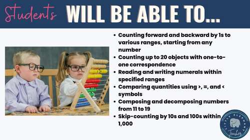 Number Sense Activities for Second Grade Intervention Counting Objects ...