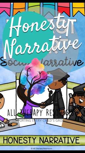 HONESTY SOCIAL NARRATIVE STORY - Core Values & Telling the Truth Story