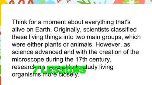 Life Science Reading Comprehension Passage PowerPoints Plant Parts ...