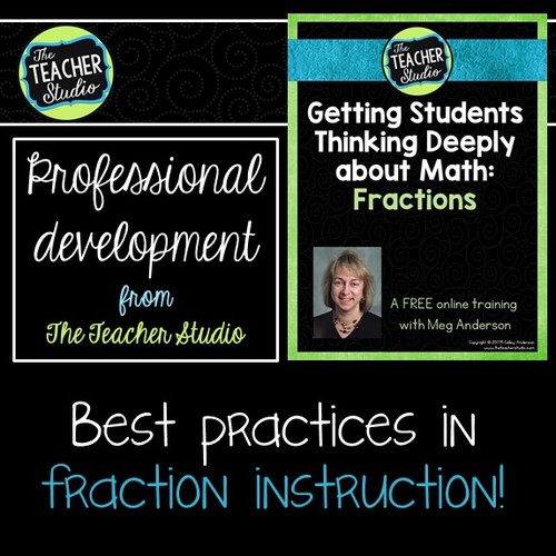 Best Practices in Fraction Instruction for Grades 3-5 by The Teacher Studio