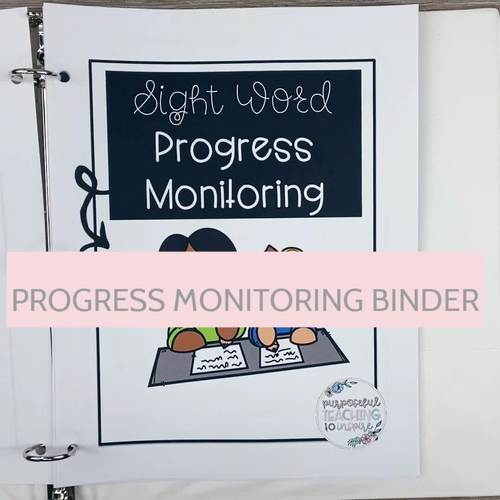 Sight Word Progress Monitoring | TpT