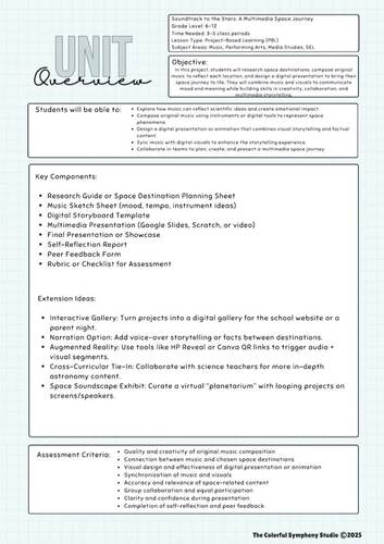 Soundtrack to the Stars: A Multimedia Space Journey | Project-Based ...