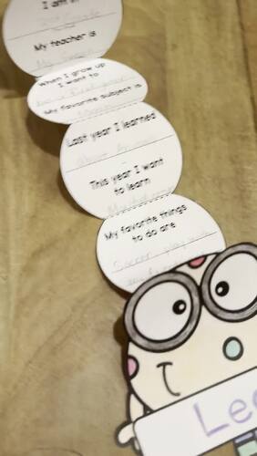 All About Me Back to School Craft Building Community Activity for First Day