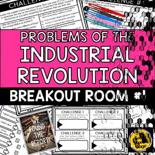 Problems of Industrial Revolution Reading Comprehension Breakout Room ...