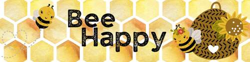 Bee Happy Spring Classroom Google Classroom Banners (12 Assorted)