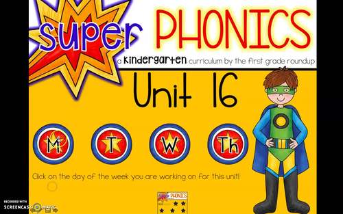 Letter Sounds Phonics Lessons for F P O C H Kindergarten Units 17-21 ...