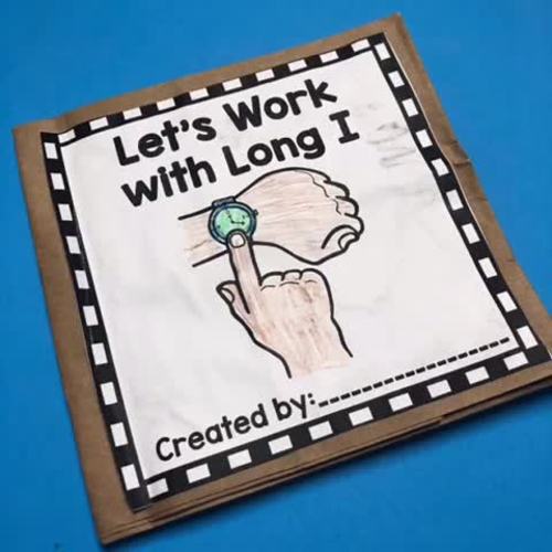 Long I Project for First Grade CVCe Pattern Activities Rhyming Spelling