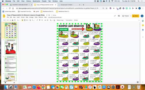 Accepting Responsibility For Behavior Lessons / Digital Google Slides™