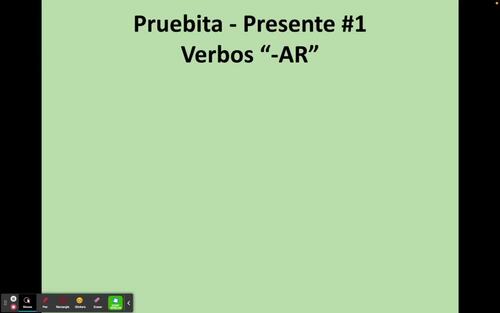BUNDLE: Present tense - Carpeta - Pruebitas - Presente - Verbos regulares