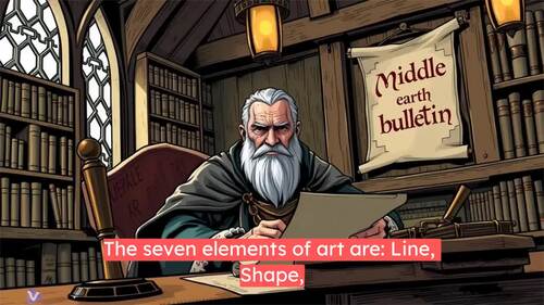 Introduction to the Elements of Art - Line by Art4U | TPT