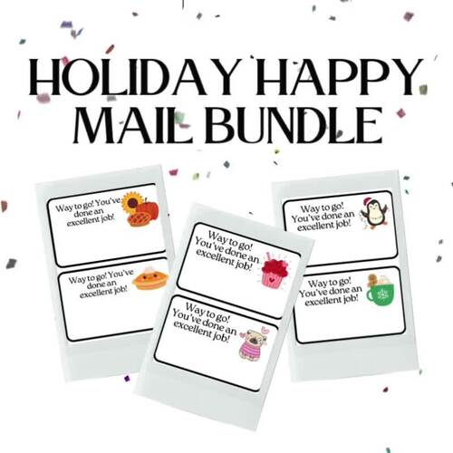 Holiday Happy Mail| Happy Mail by ColorWorks | TPT