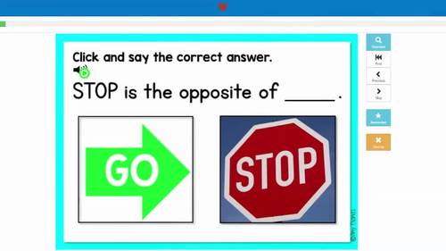 AAC Core Word GO l Interactive Boom Cards™ by Amy Thomas Teaches