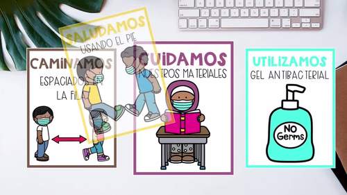 Normas del salón | Cartelones reglas EDITABLE | COVID Safety Rules in ...
