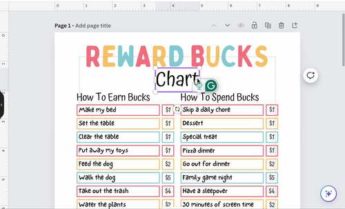 Reward Bucks For Kids | Reward Bucks Printable | Reward Chart ...