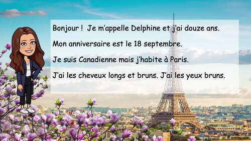 French DELF A1: Je me présente PPT (listening/reading practice ...