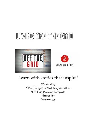 Living Off The Grid - Video Lesson. Survival Scenarios. ESL. EFL. Advanced.