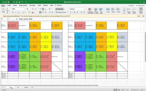 Technology Schedule Multiple Grades Teachers Daily Weekly Monthly Easy ...
