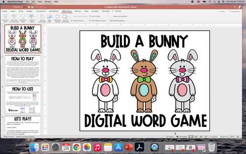 Editable Sight Word Games - Sight Word Practice (Build a Bunny) | TPT