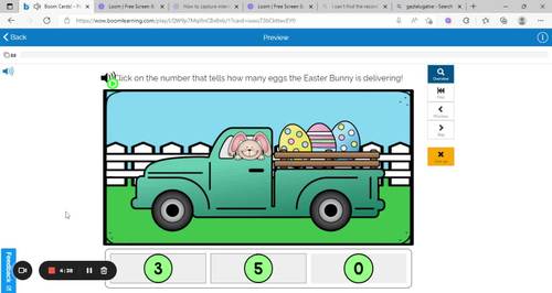 BOOM CARDS Easter Eggs Counting 0-10 | Easter Bunny | Spring | Digital ...