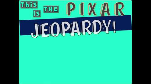 TOY STORY JEOPARDY! A Fun, Pixar-themed Interactive Game for the Classroom