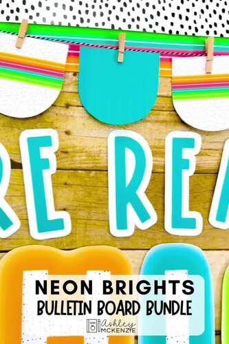 Neon Brights Bulletin Board Bundle | Back to School Classroom Decor