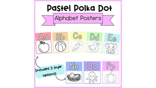 Classroom Decor- Pastel Polka Dot Bundle by KinderKrazyRC | TPT